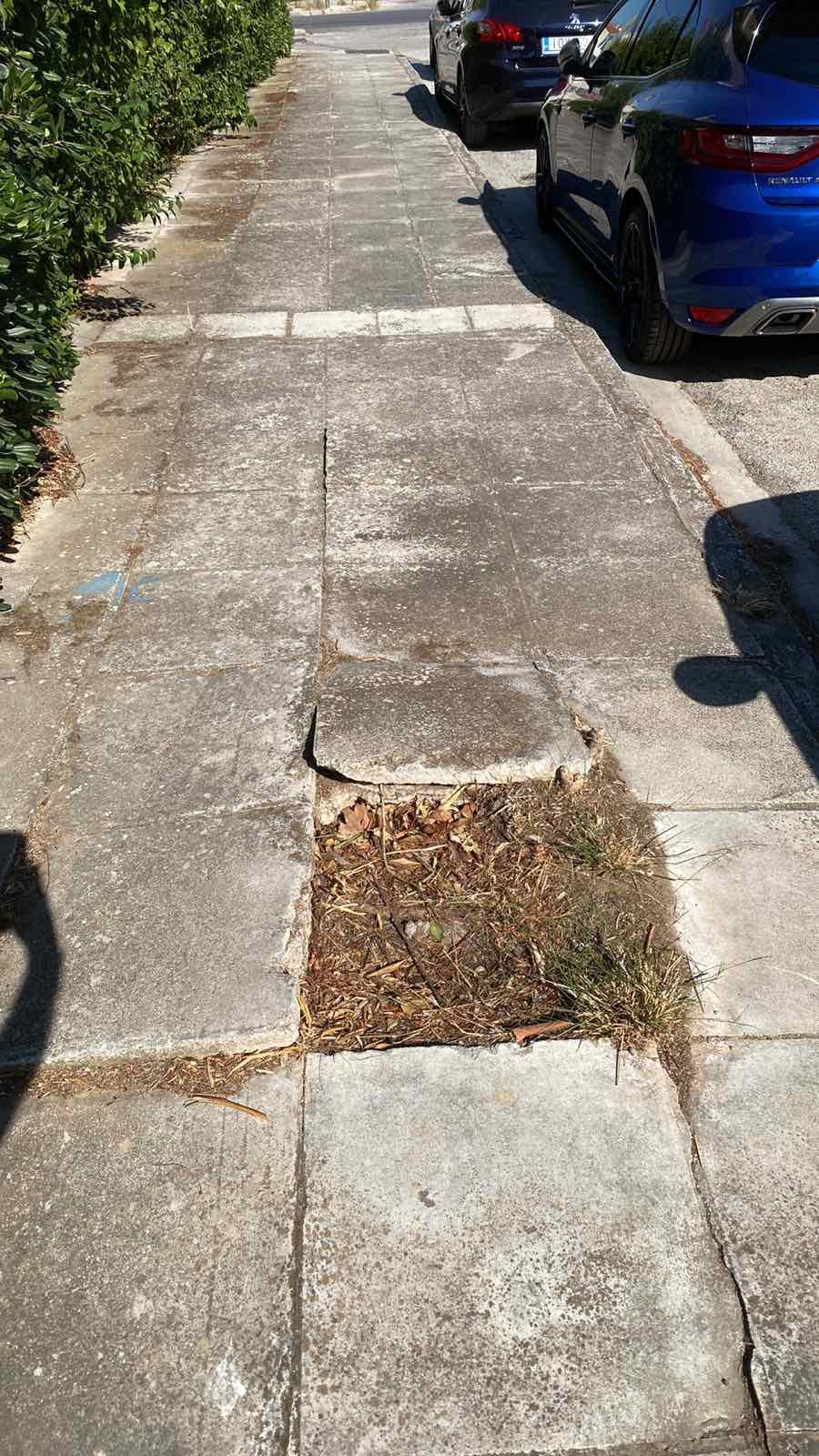 Επισκευή πεζοδρομίων στην οδό Πλαστήρα 29, στη Λυκόβρυση - Maroussi ...